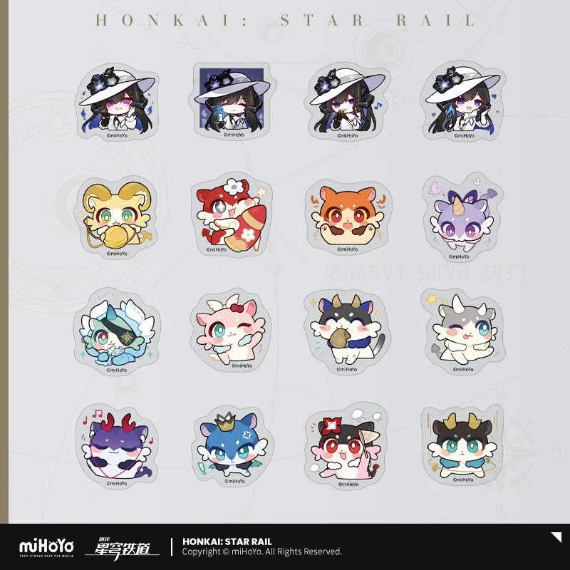 *Preorder* Honkai: Star Rail PomPom's Exhibition Hall Series Sticker ...