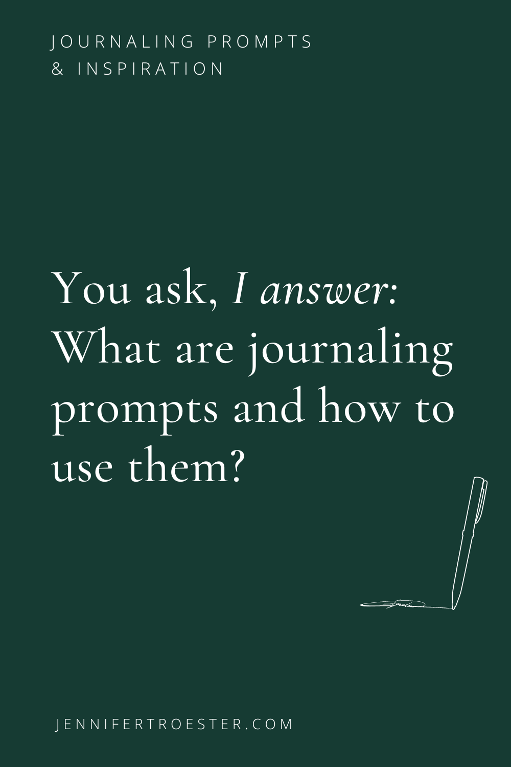 You ask, I answer: What are journaling prompts and how to use them ...