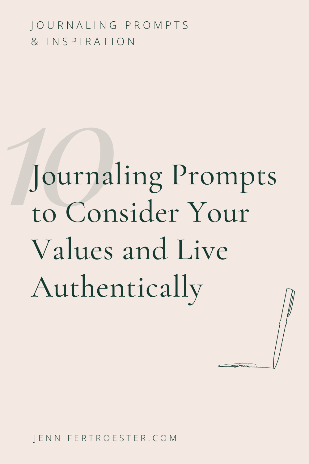 10 Journaling Prompts to Consider Your Values and Live Authentically ...