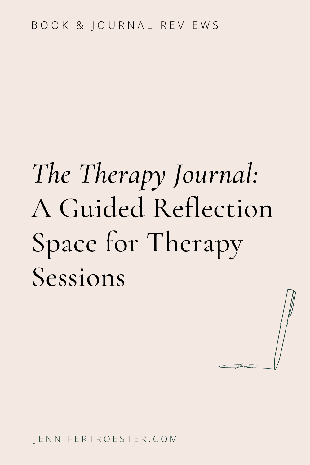 The Therapy Journal: A Guided Reflection Space for Therapy Sessions ...