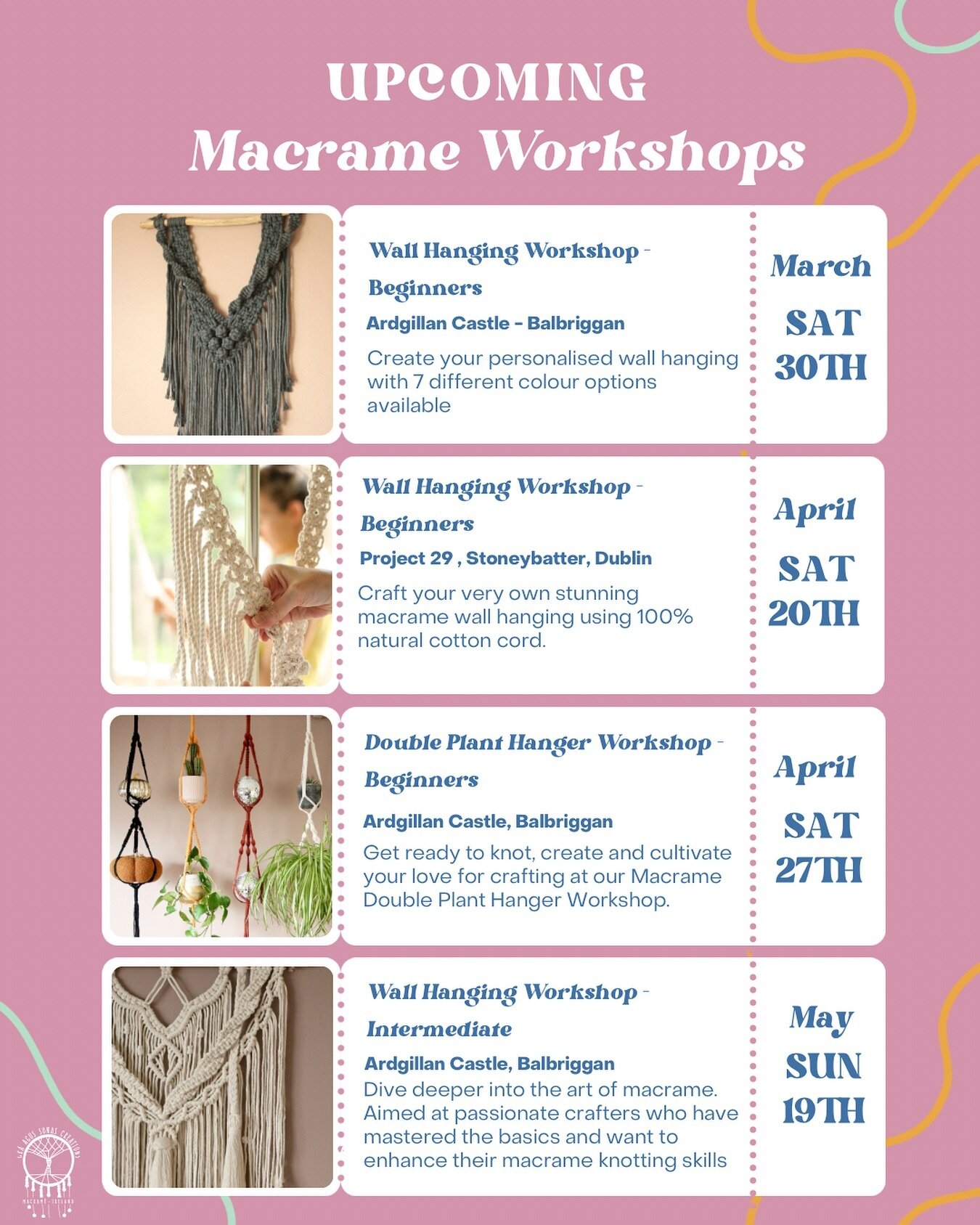 Macrame Custom Decor in Dublin, Ireland — Gra Agus Sonas Creations ...
