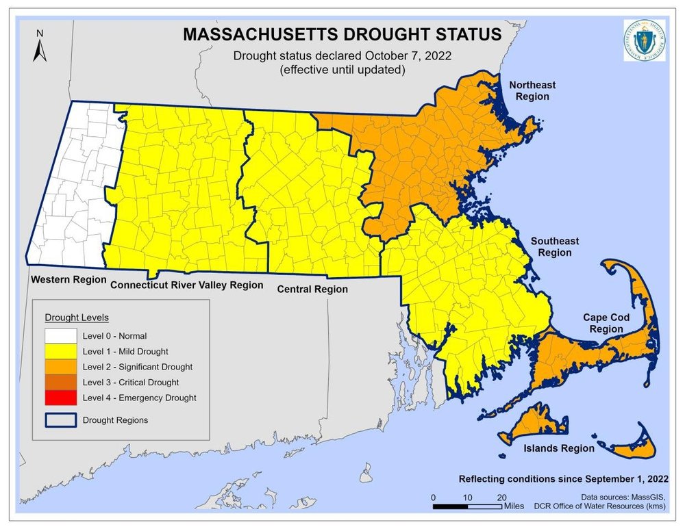 Drought Remains, Even in Fall — Charles River Watershed Association