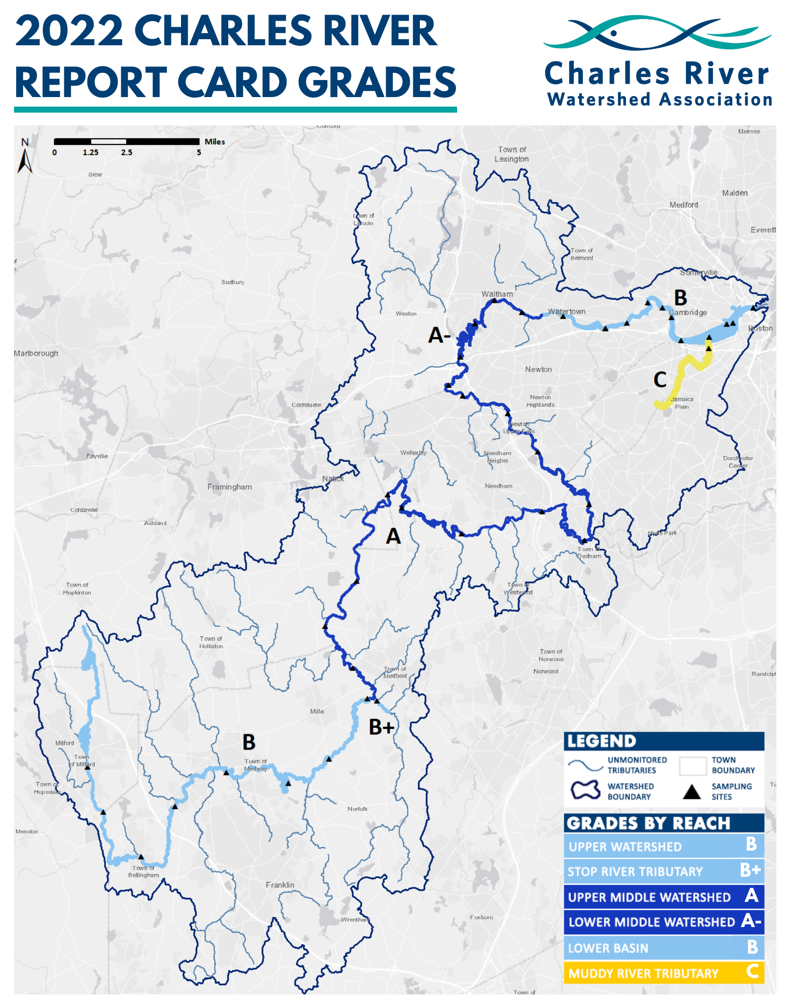 Water Quality Reports & Data — Charles River Watershed Association