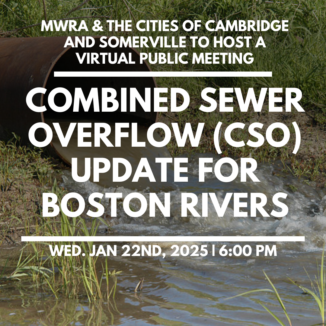 Public Meeting: Combined Sewer Overflow (CSO) Update for the Charles ...