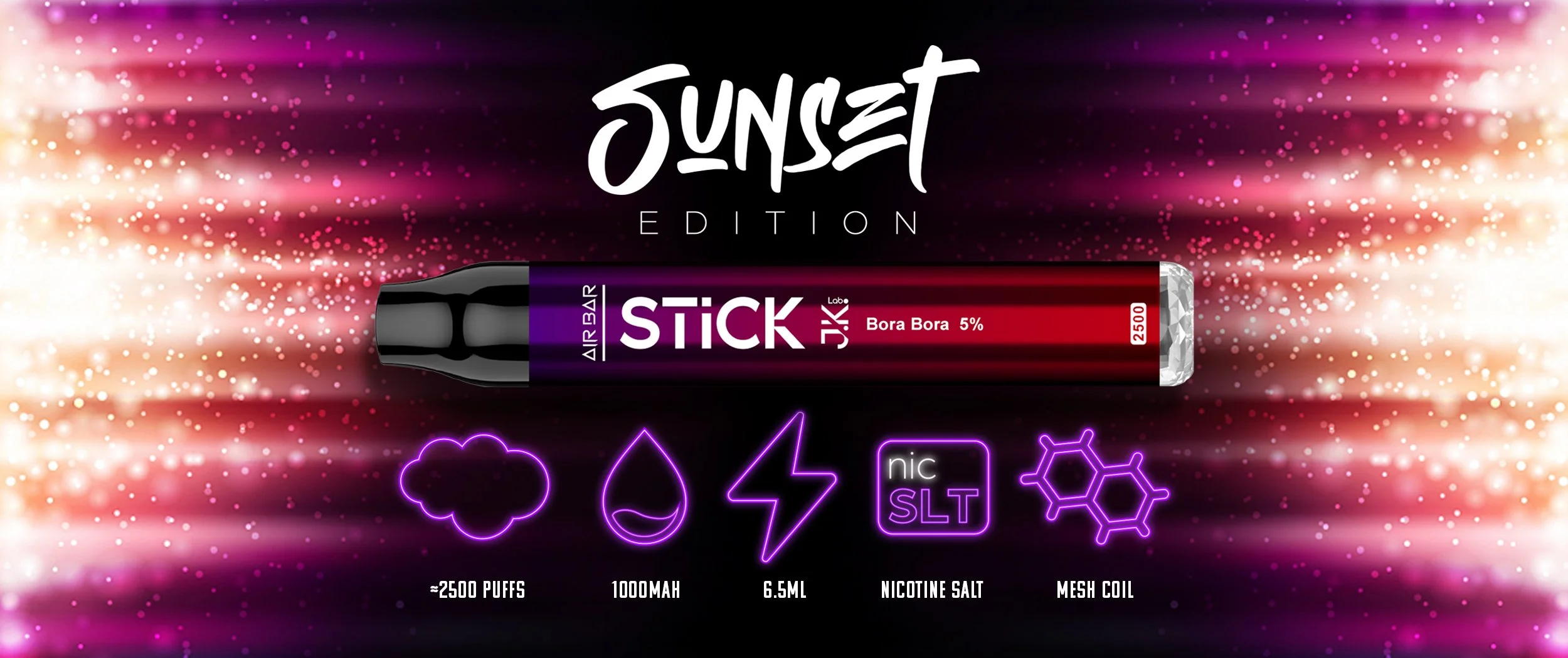 Air Bar Stick Sunset Edition / Disposable Vape — Discover the best ...