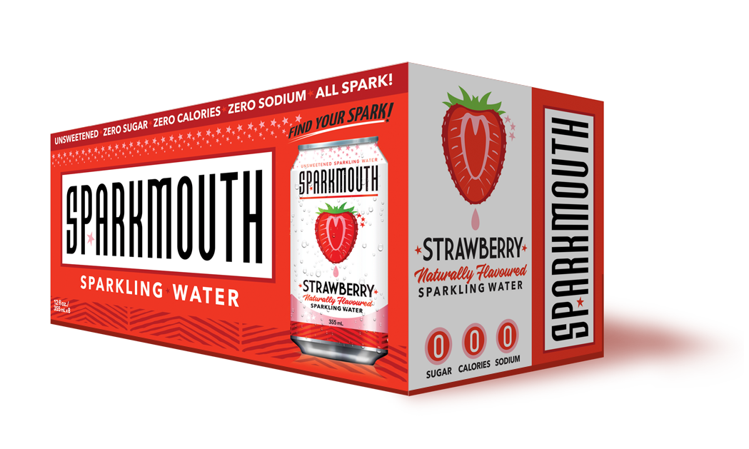 Strawberry Sparkling Water — Sparkmouth