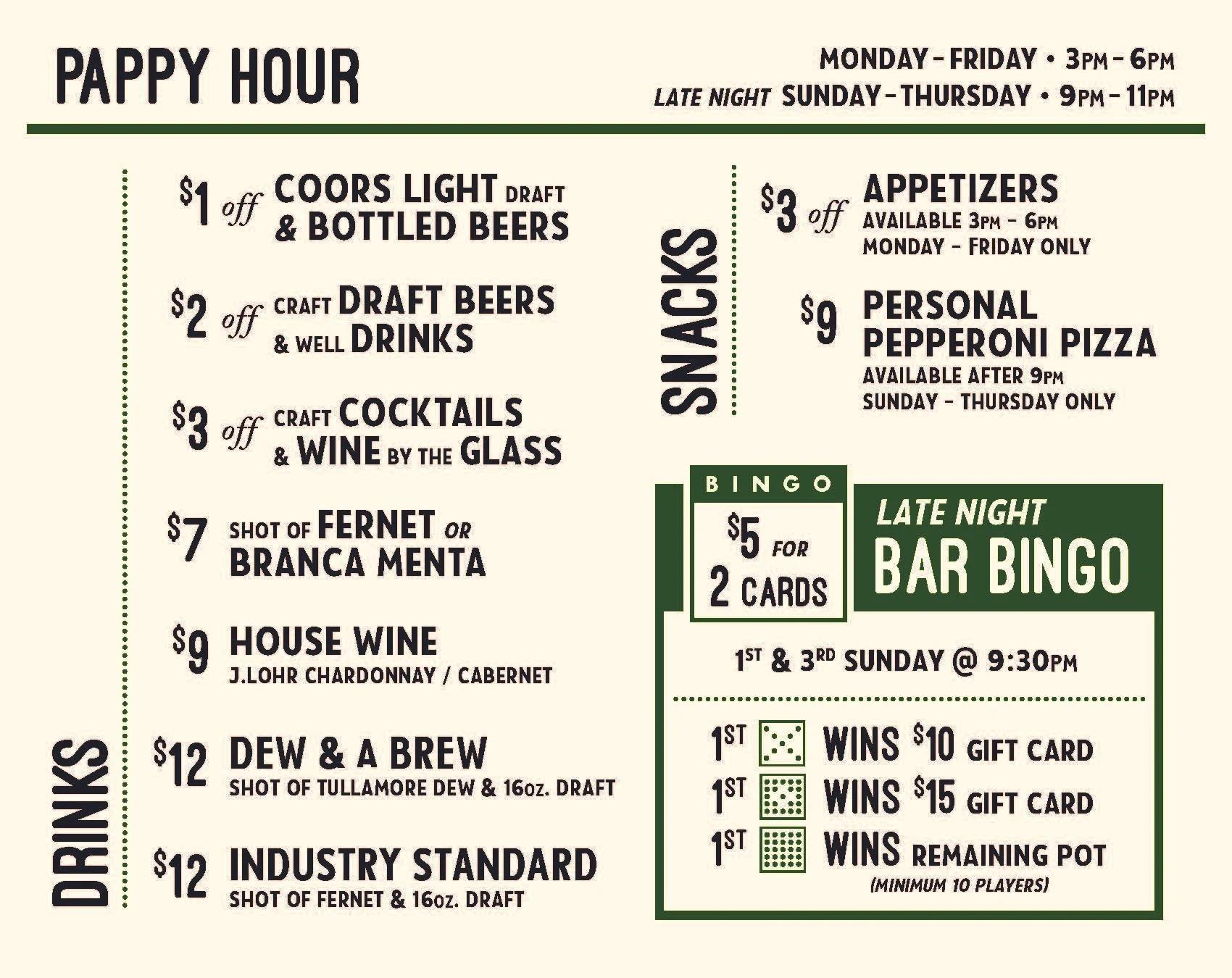 Pappy Hour — PappyMcGregor's