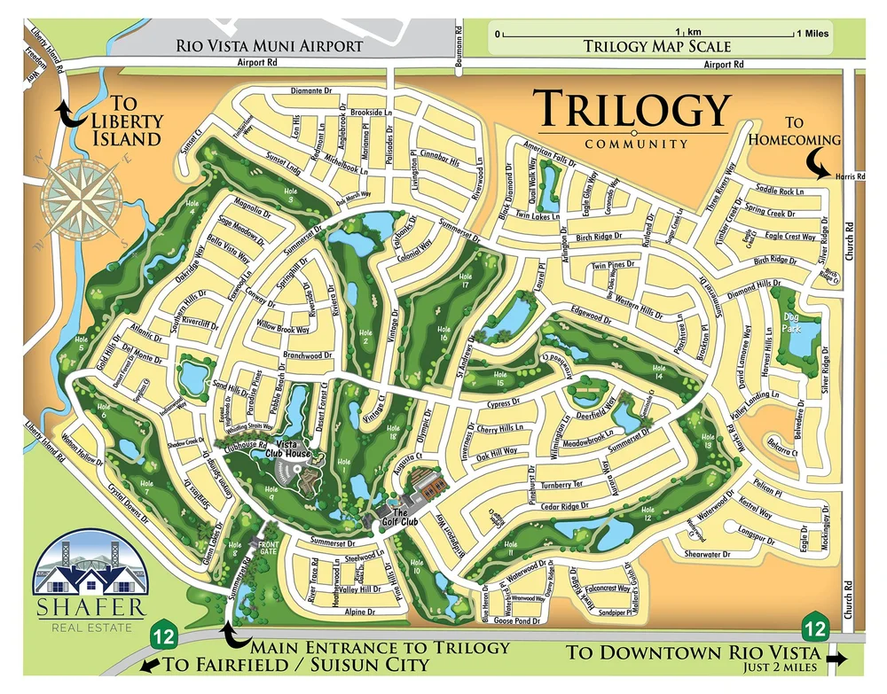 Map of Trilogy — Shafer Real Estate