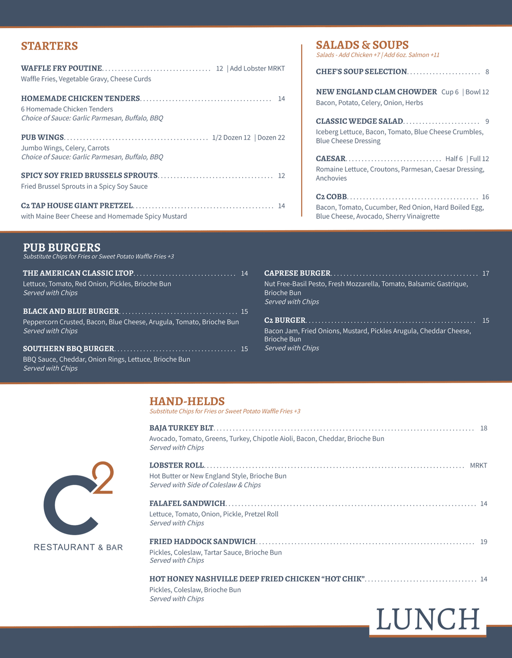 Lunch — C2 - CONGRESS SQUARED | Portland Maine