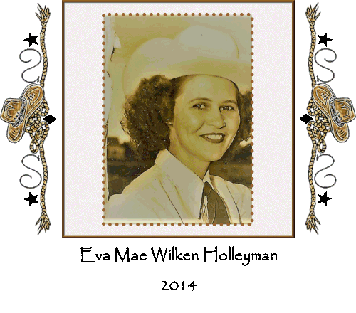 Eva Mae Wilkin Holleyman — Texas Rodeo Hall of Fame