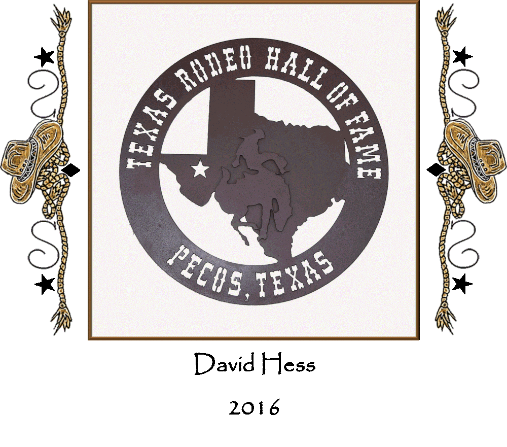 David Lynn Hess — Texas Rodeo Hall of Fame