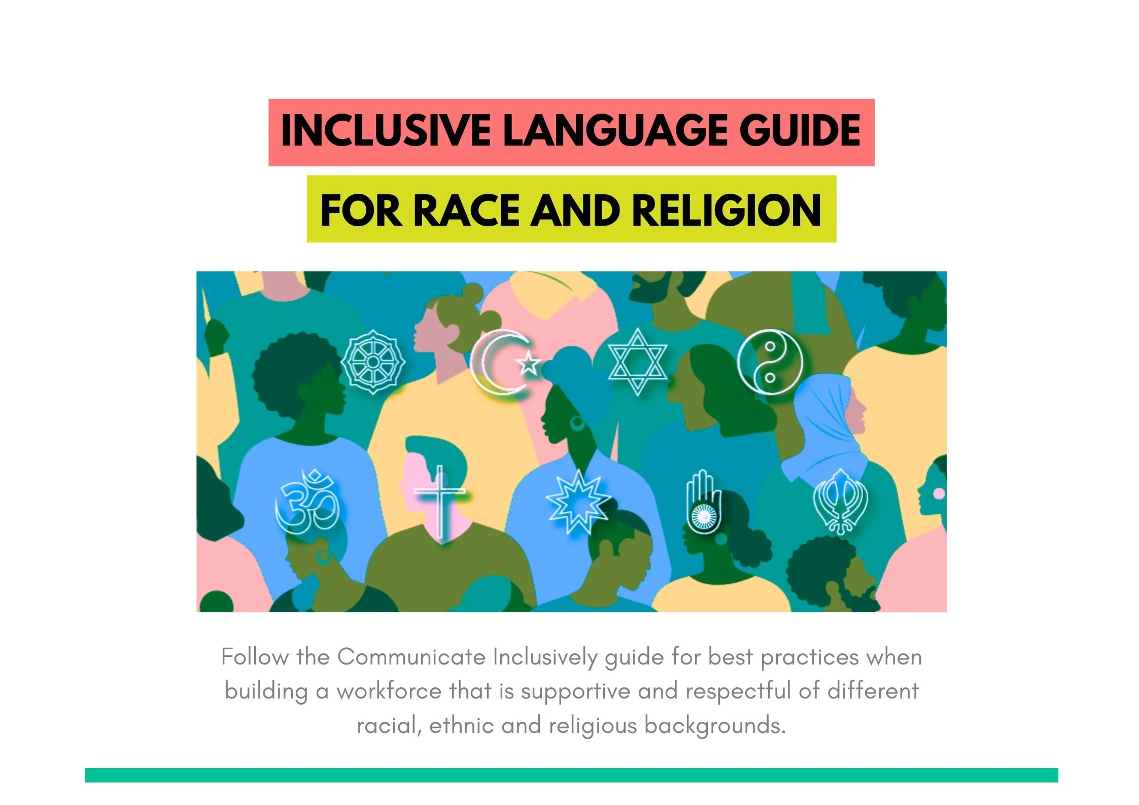 Inclusive Language Guide for Race & Religion — Communicate Inclusively