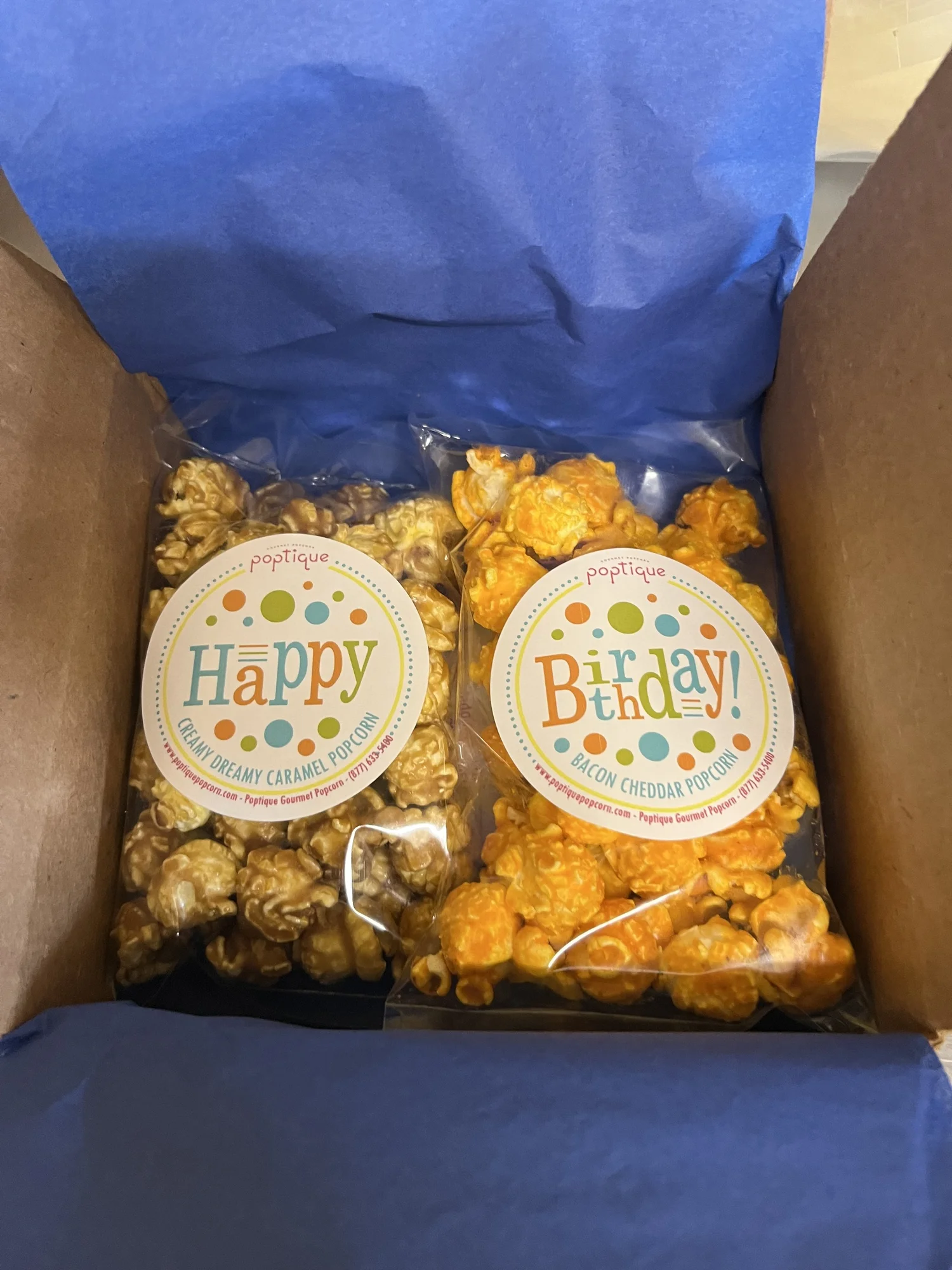 Cupid's Valentine Gourmet Popcorn Red Foil Box Gift Sampler — Poptique ...