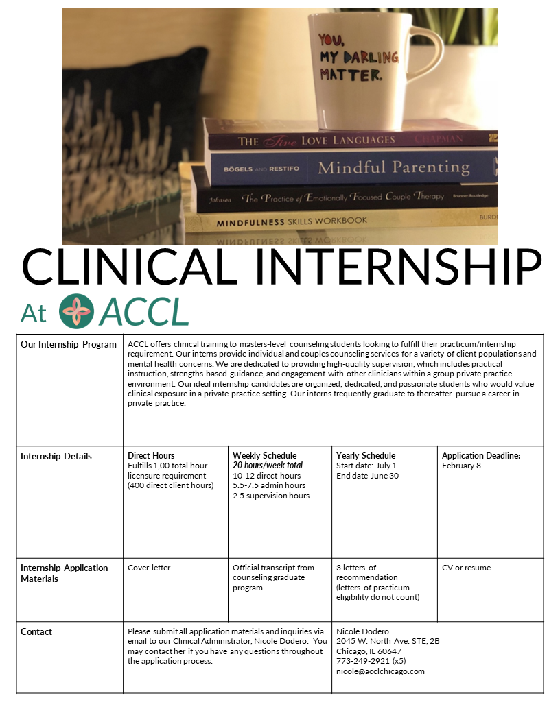 Internships — ACCL Chicago