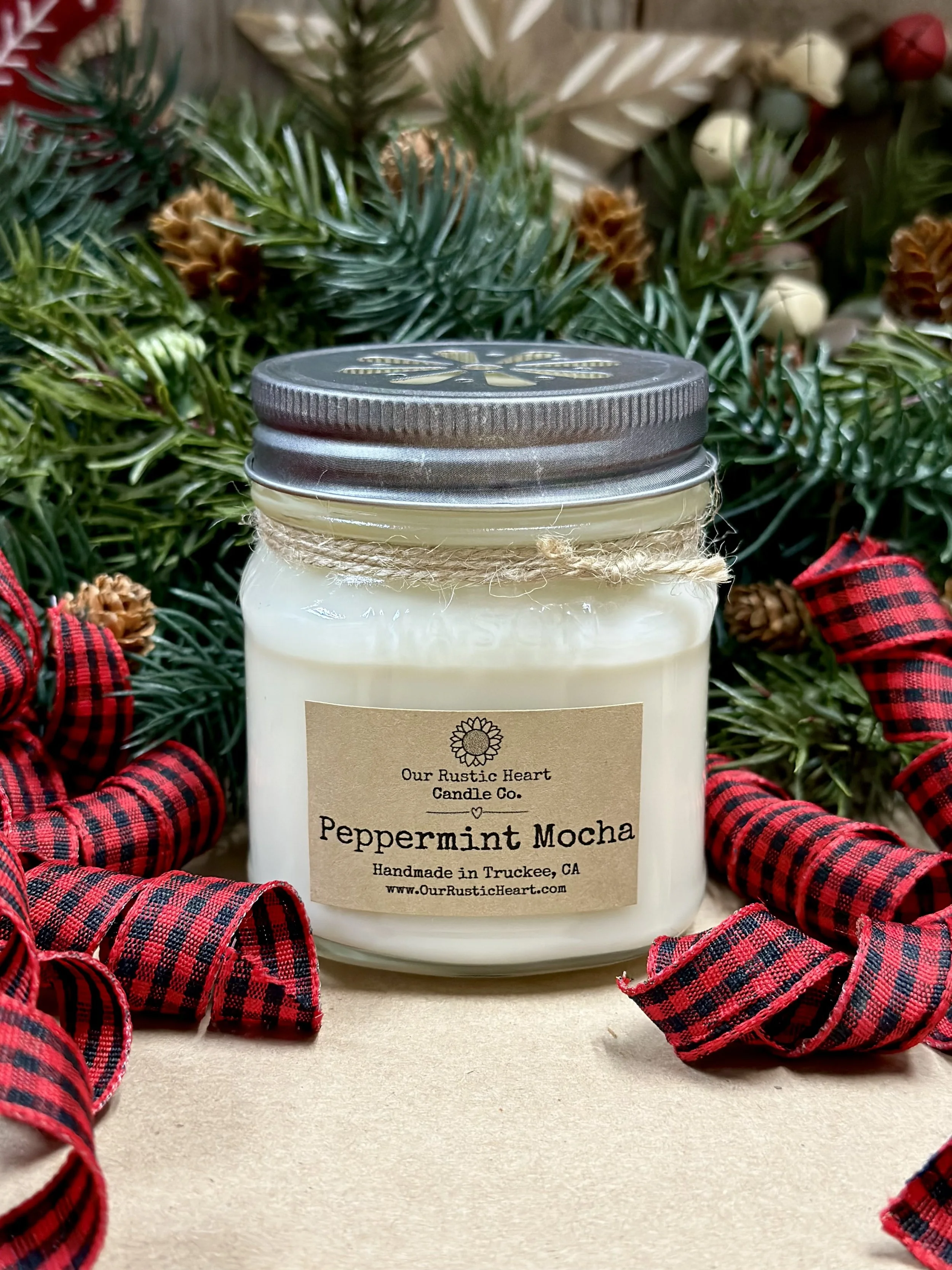 Handmade Mason Jar Candles — Our Rustic Heart Candle Co.