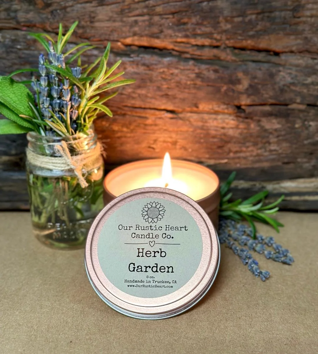 Rustic Jar Candles — Our Rustic Heart Candle Co.