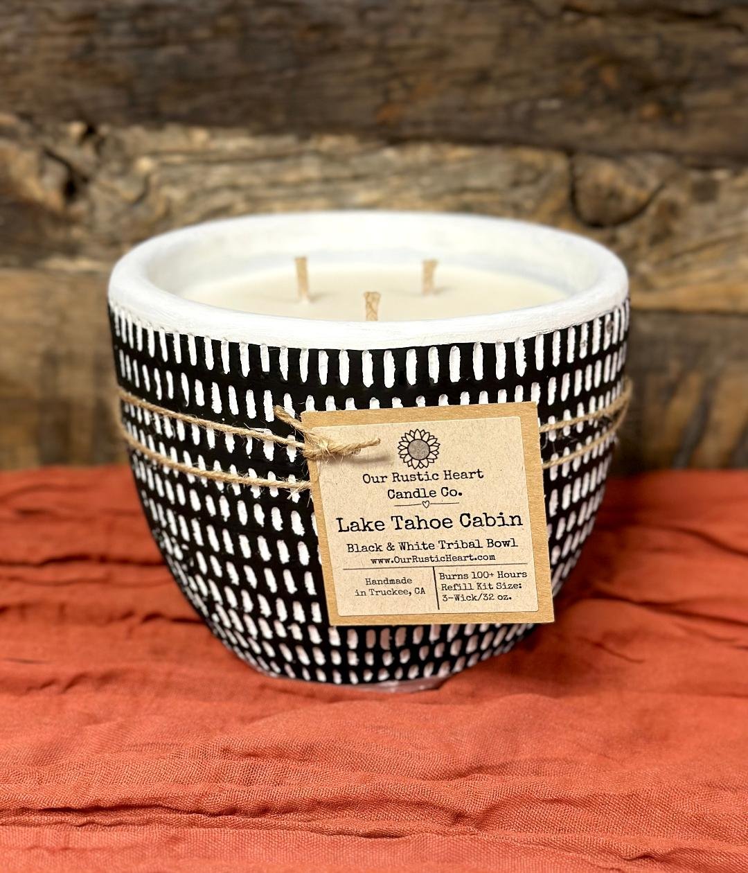 Custom Refillable Candles — Our Rustic Heart Candle Co.