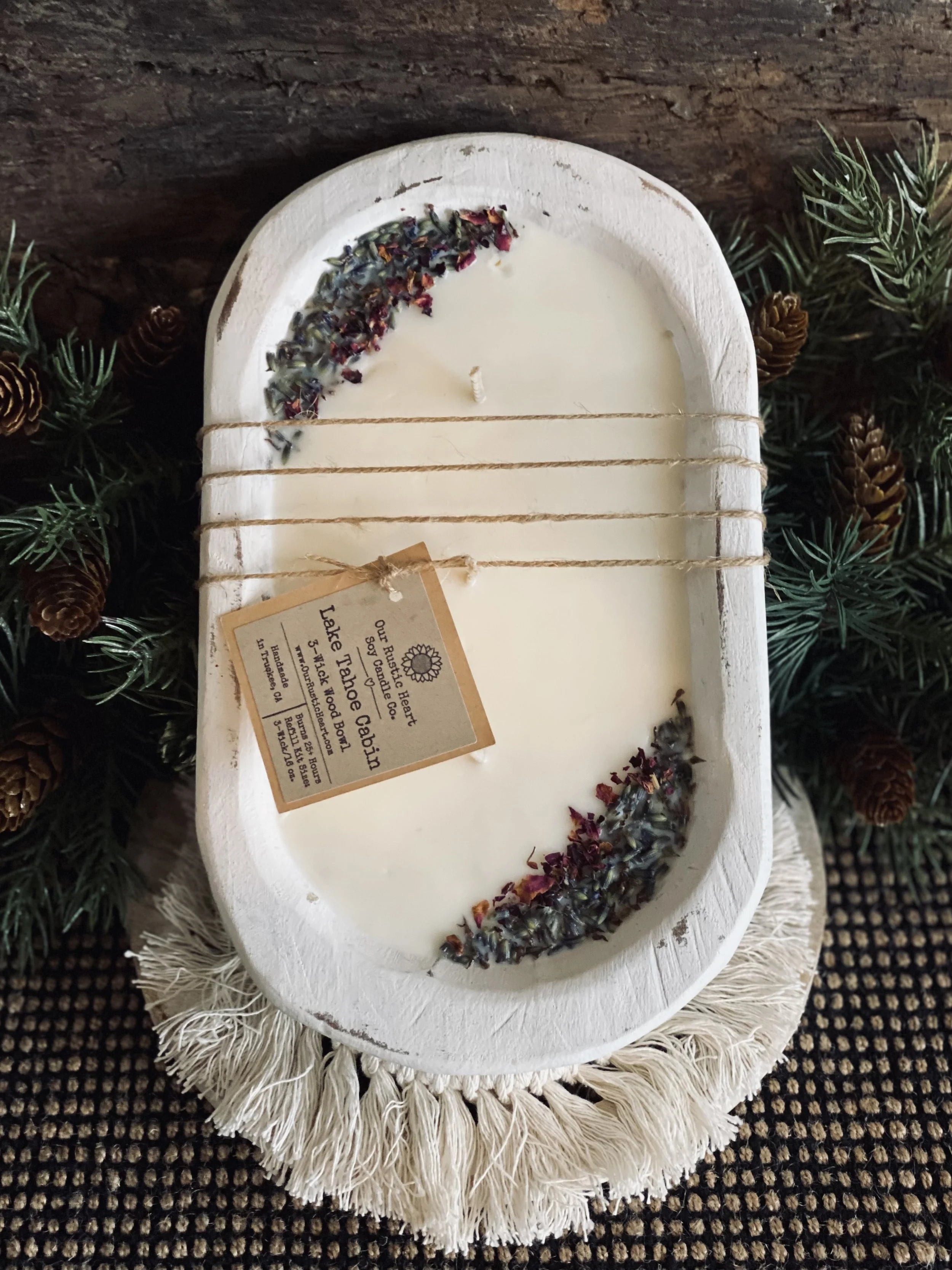 Custom Refillable Candles — Our Rustic Heart Candle Co.