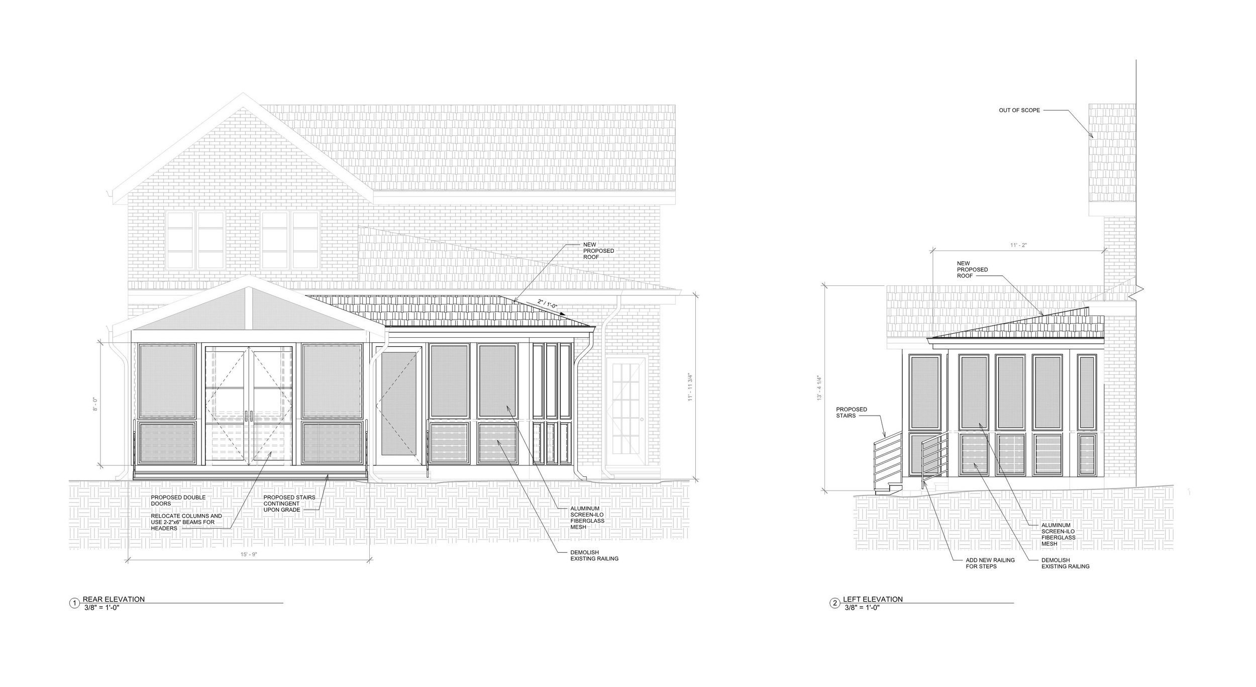 Porch Addition Plans Drawings
