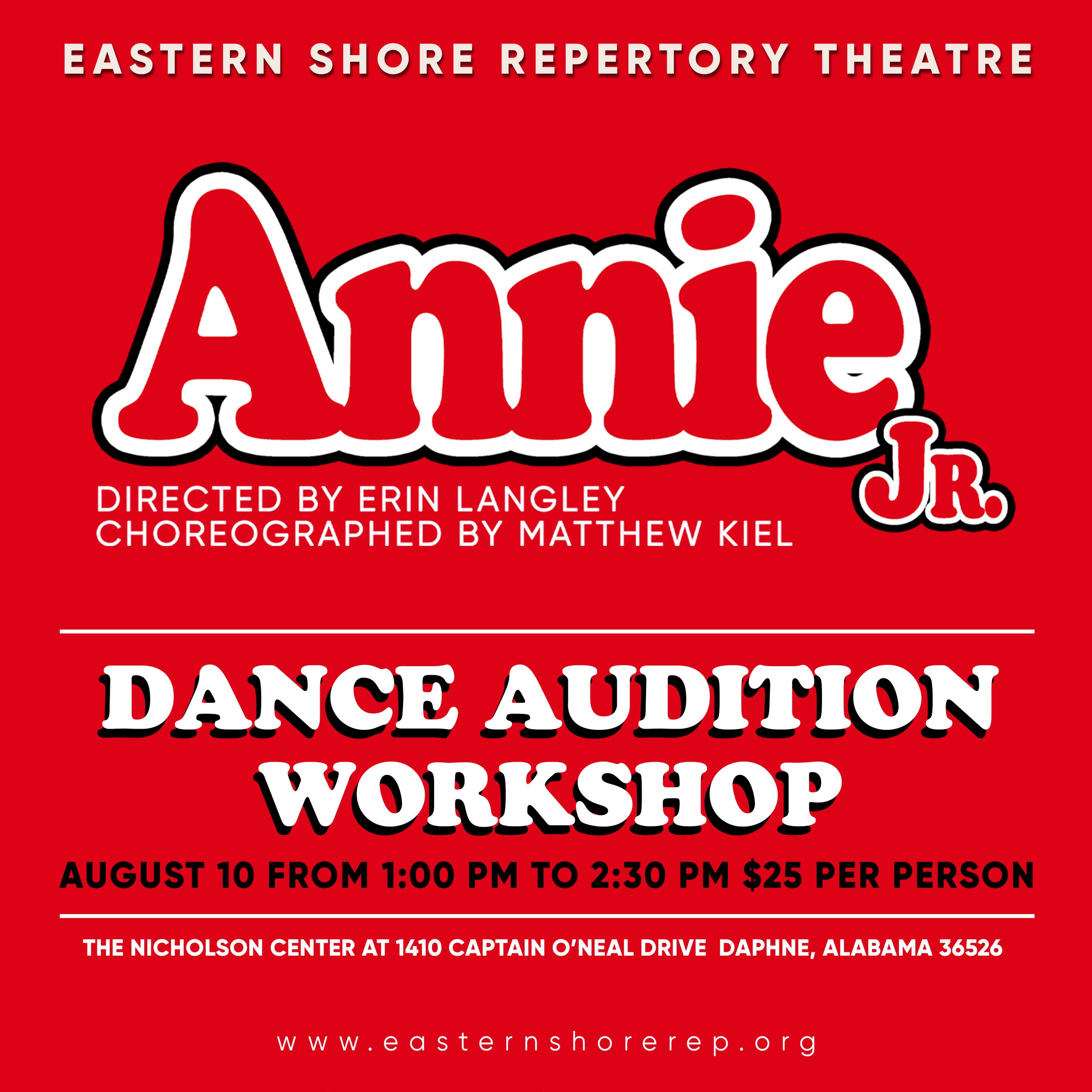 Auditions — Eastern Shore Repertory Theatre