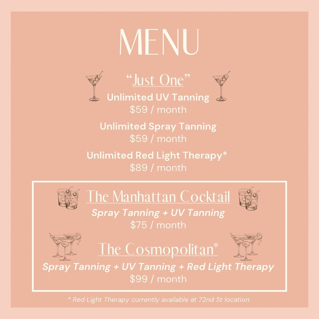 Tanning Memberships Upper East Side — Upper East Side Tan