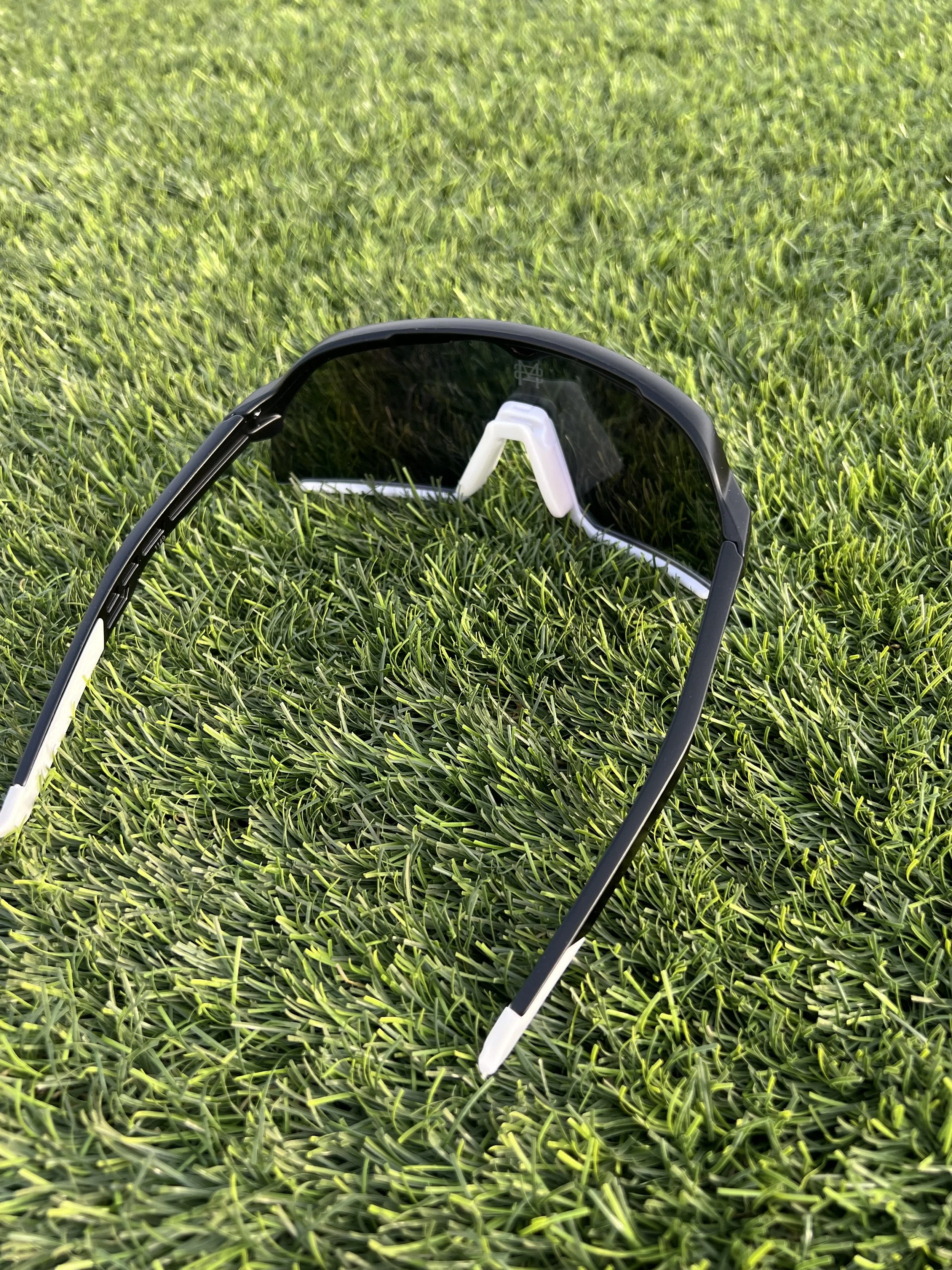 “PANDAS" Black/White-Pink (Polarized) — Meta Shades