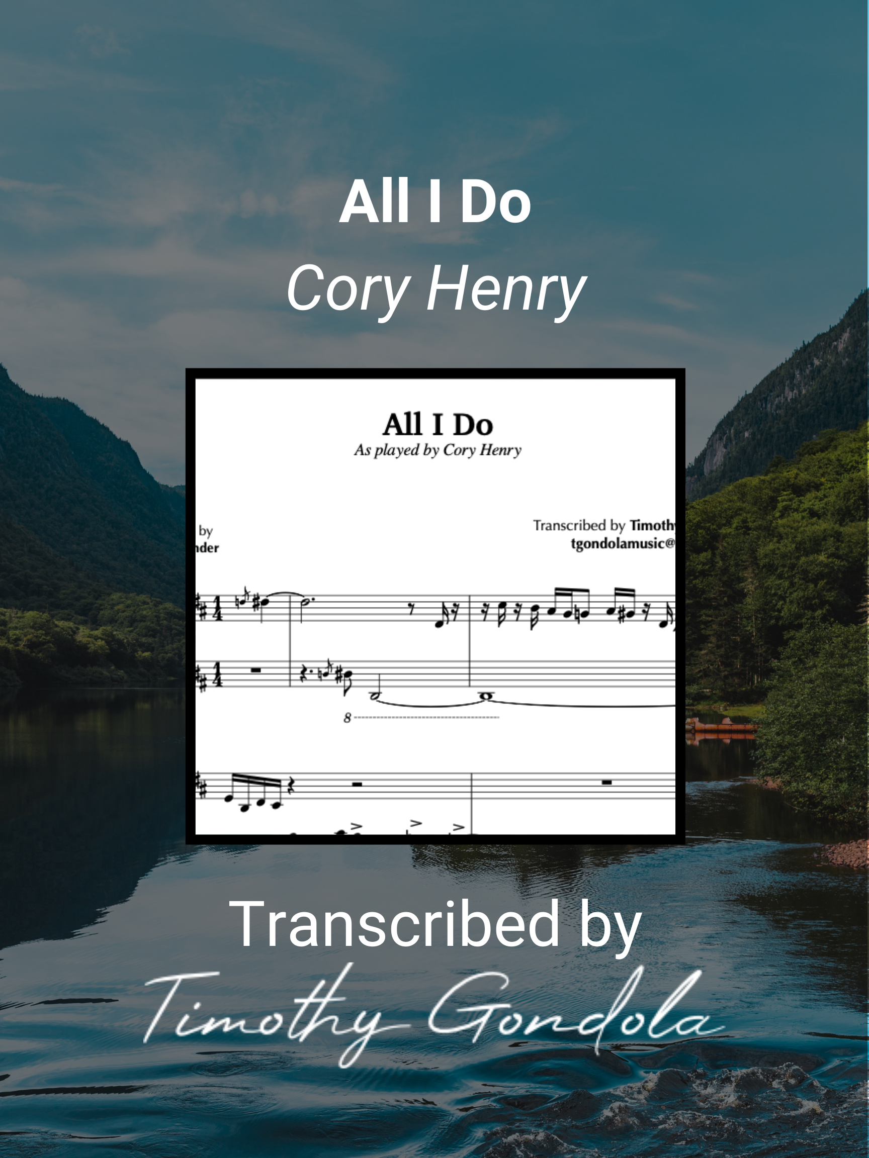 [Cory Henry] All I Do — Gondola Music