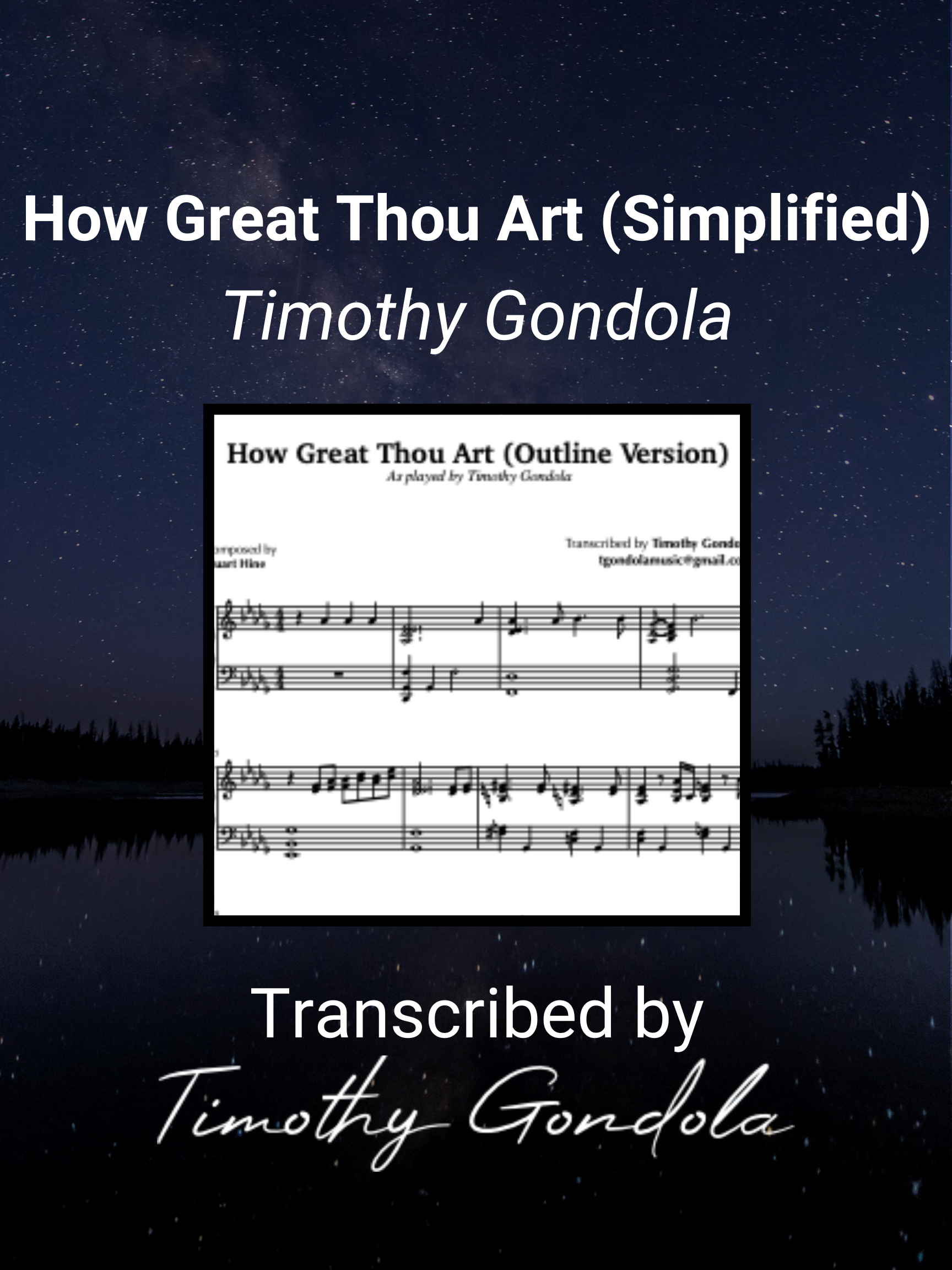 [Timothy Gondola] How Great Thou Art — Gondola Music