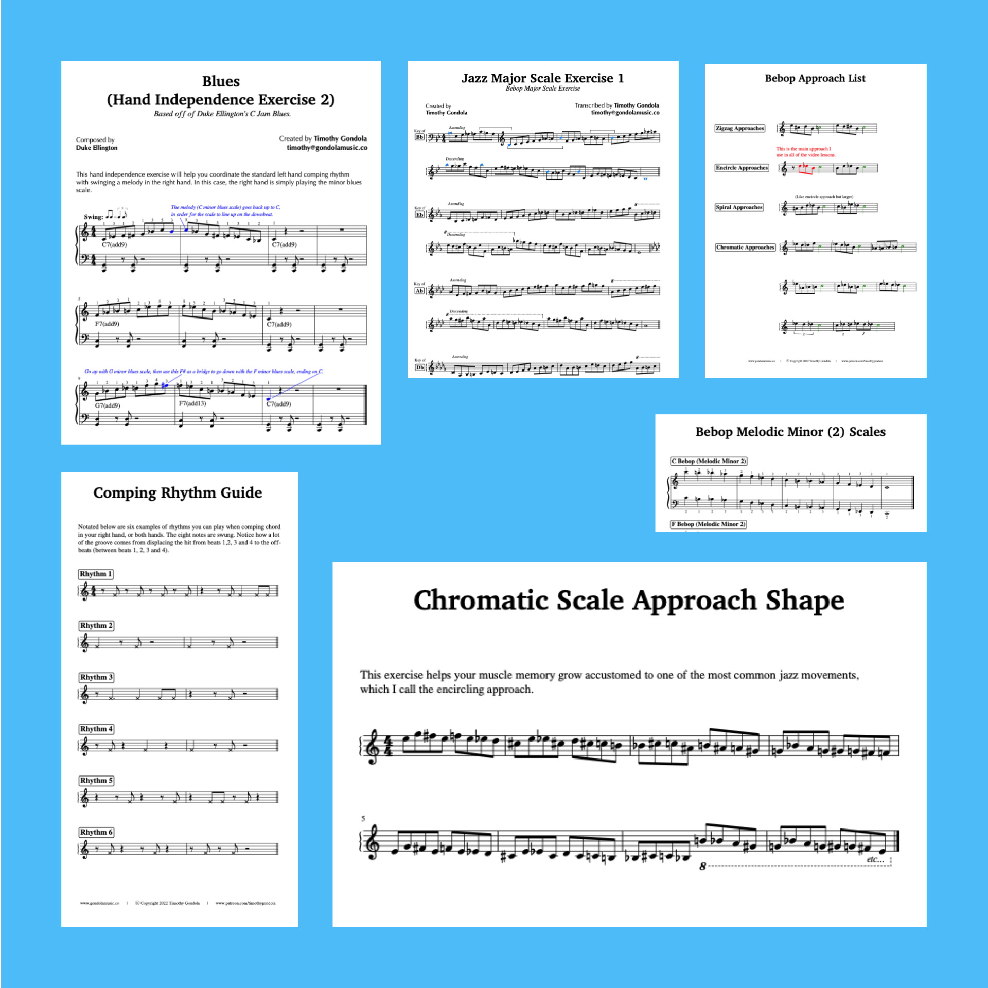 Jazz Training Workbook — Gondola Music
