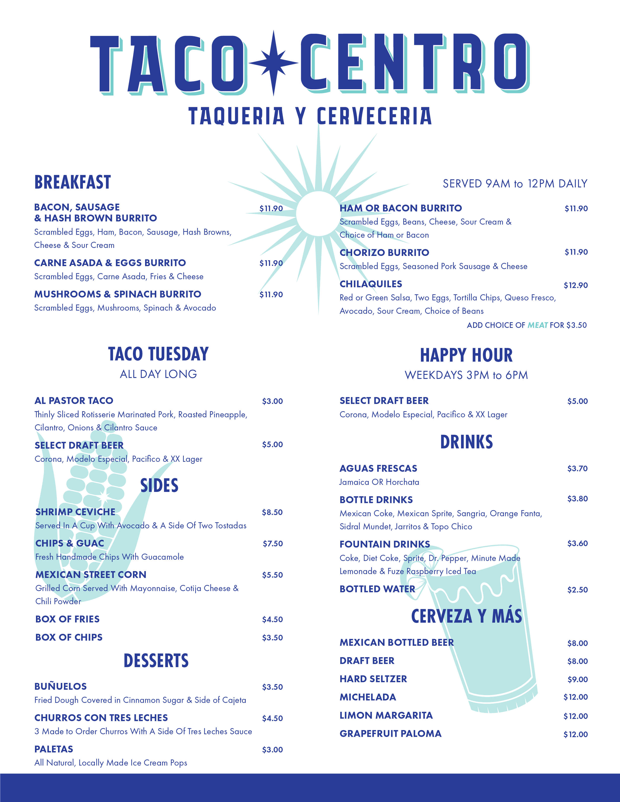 Menu — TacoCentro
