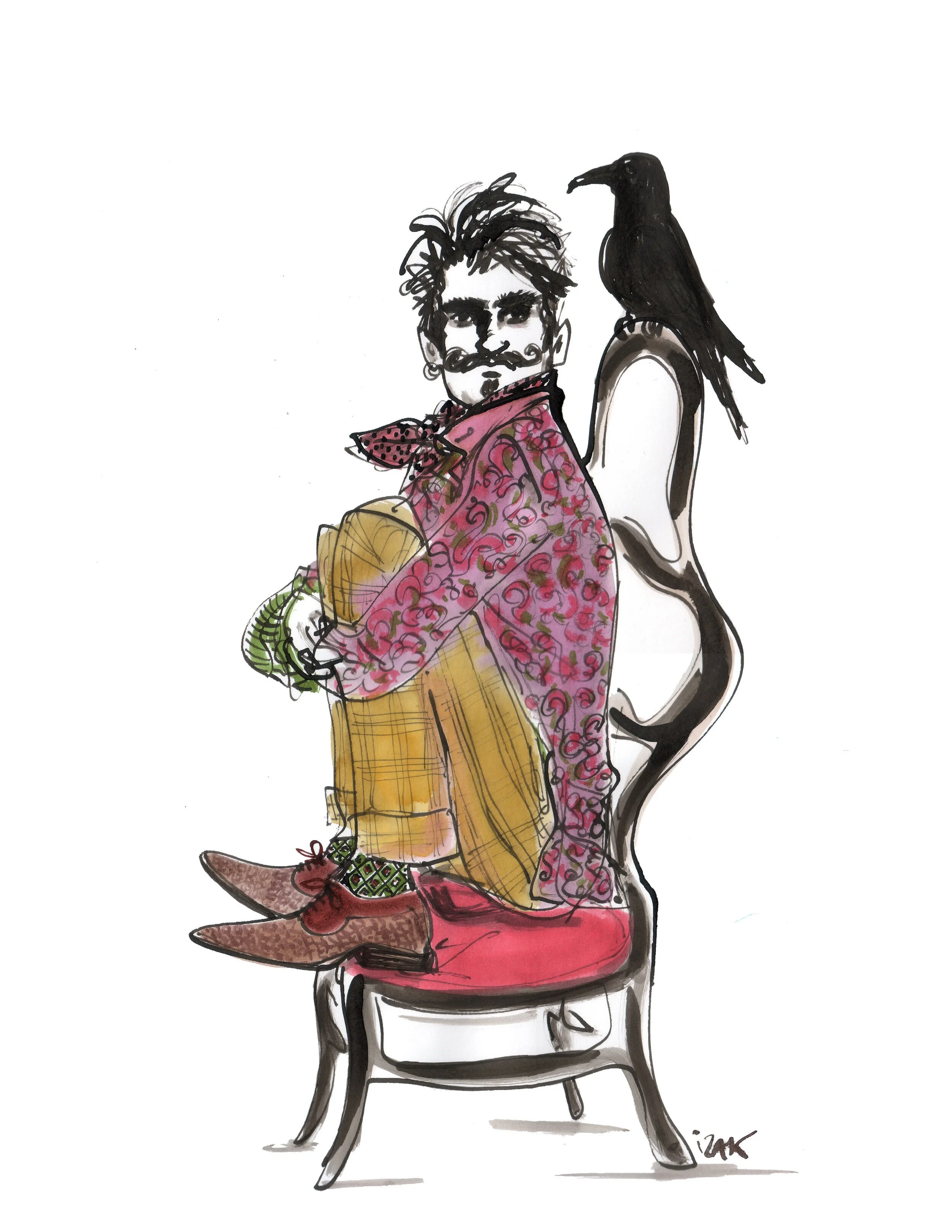 Izak Zenou - Fashion and Beauty Illustration — Traffic NYC Creative ...