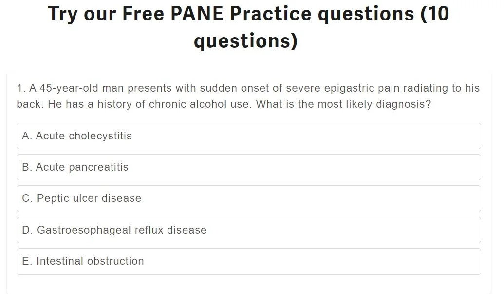 MYPANOTES | PANE Revision for Physician Associates | Physician ...