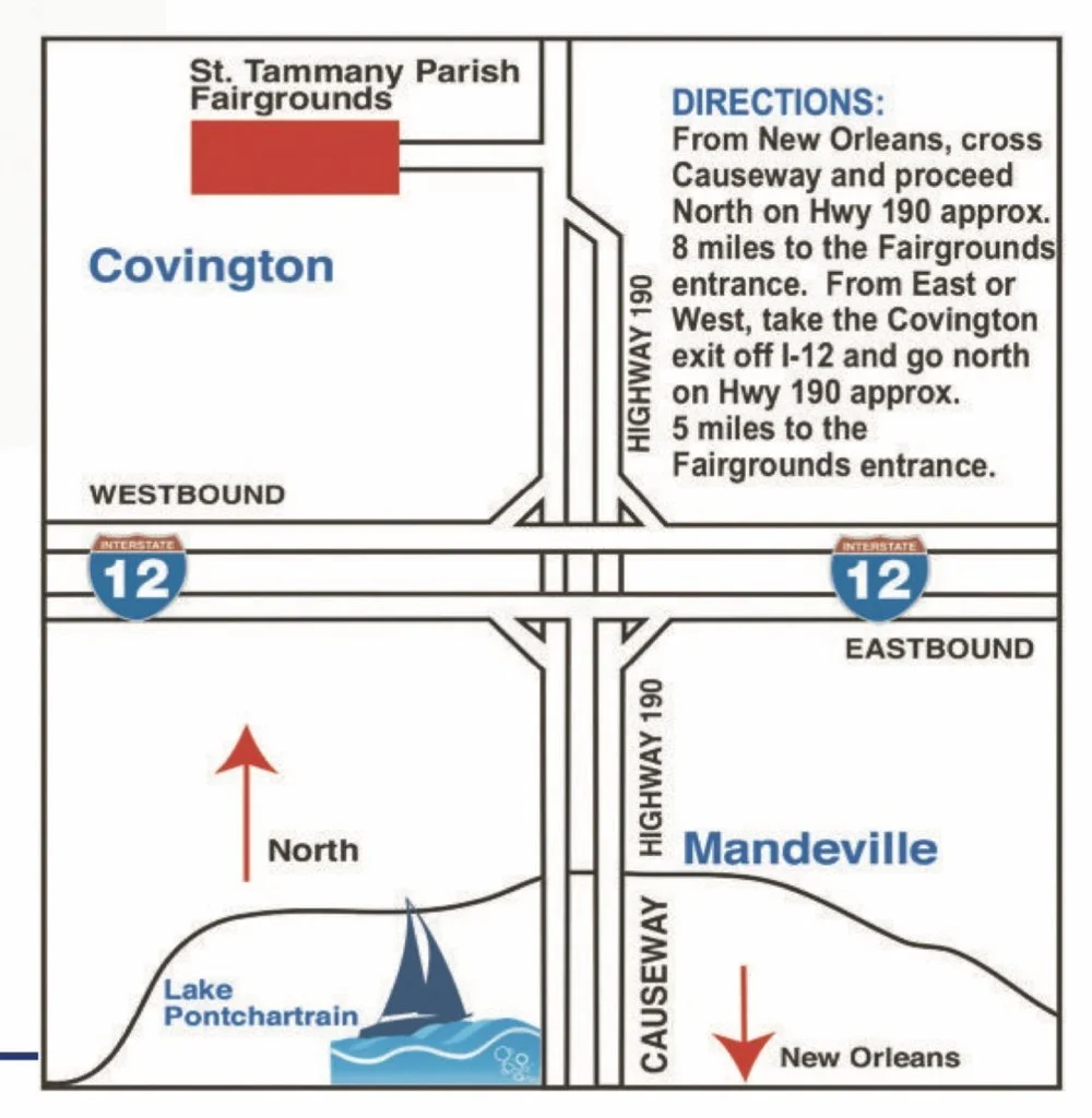 Schedule/Map — St. Tammany Parish Fair
