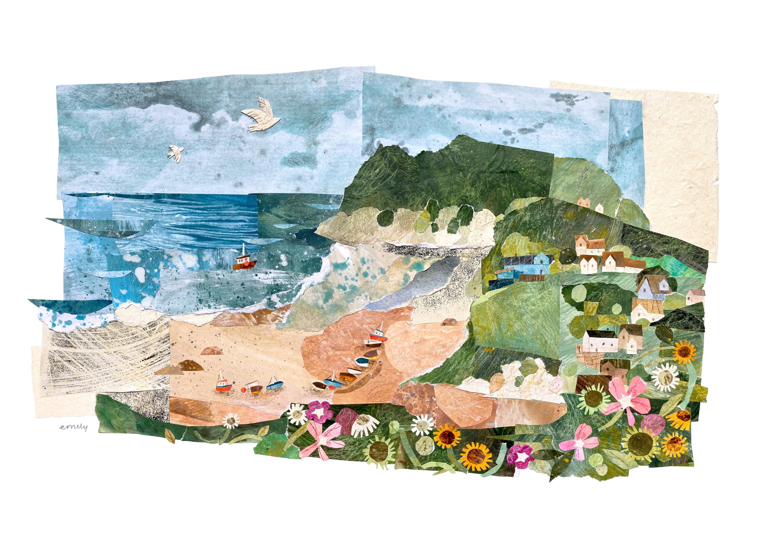 Collaged landscapes — Emily Schofield