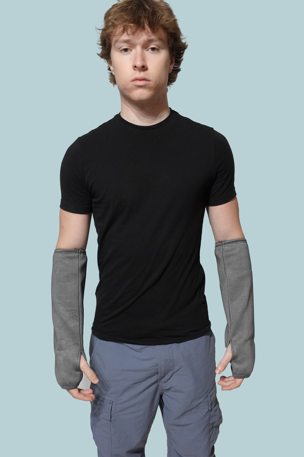 Cut, Scratch and Bite Resistant Arm Guards with Thumbhole and Added ...
