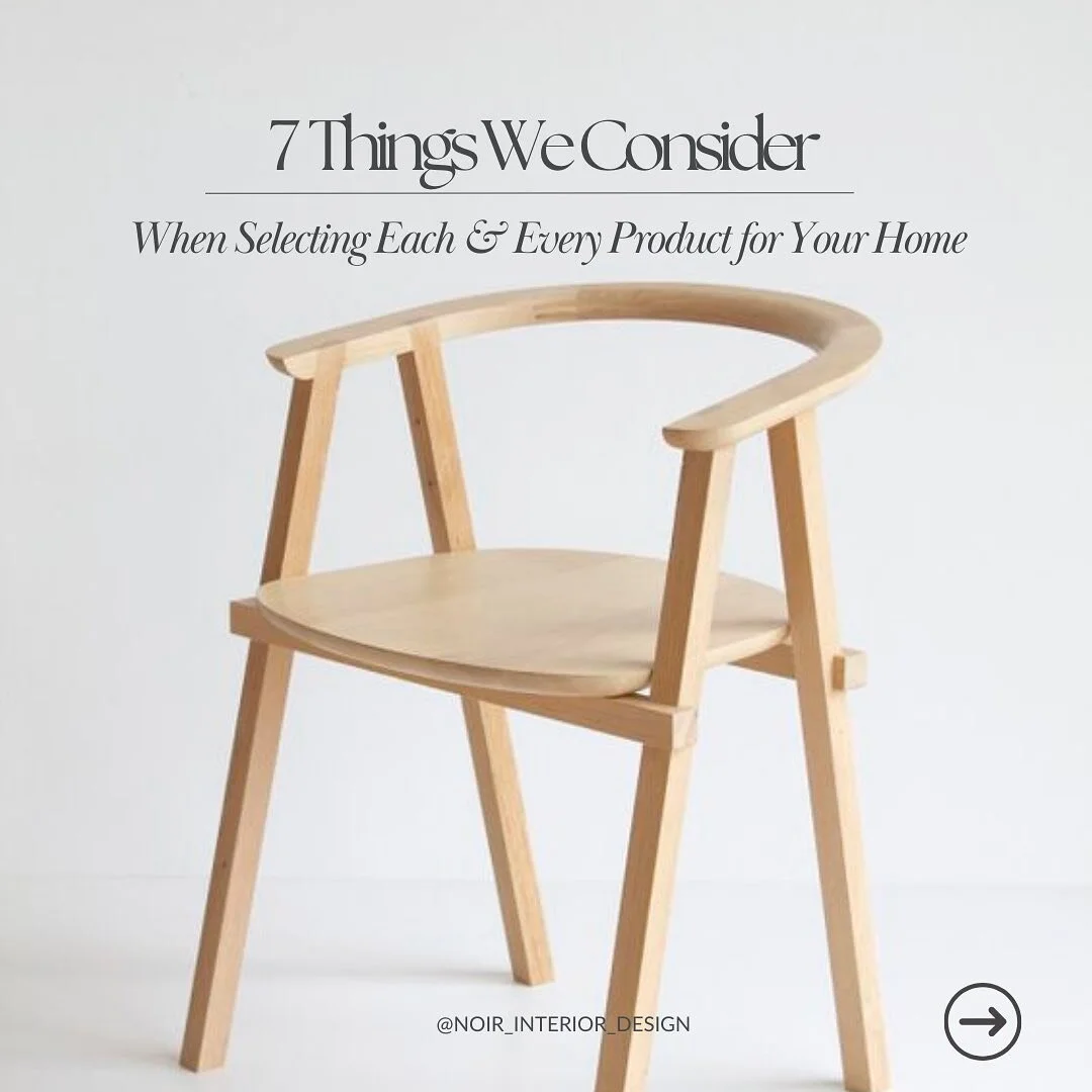 Portfolio — NOIR INTERIOR DESIGN