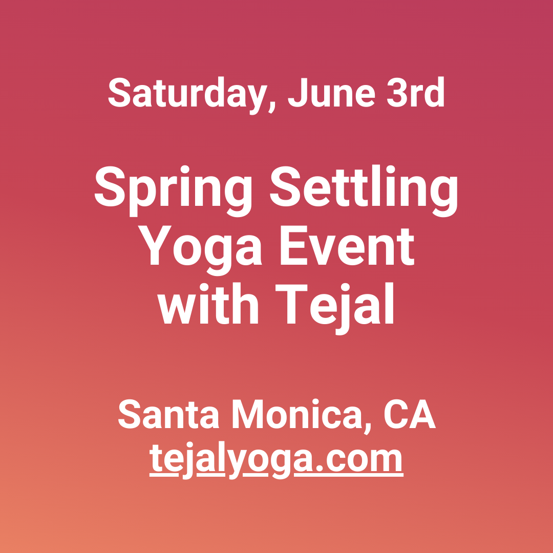 Events — Tejal Yoga Online
