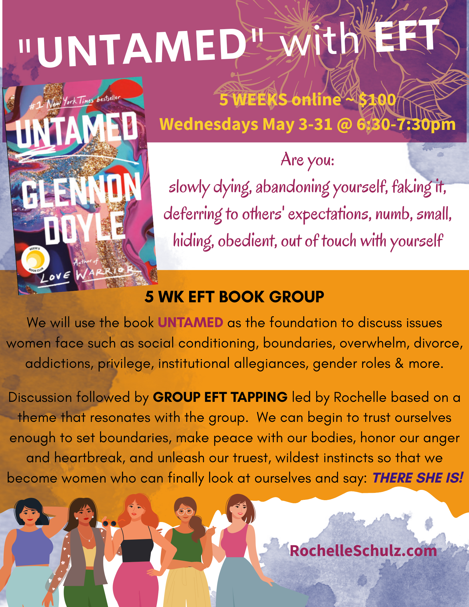 EFT BOOK GROUP — Rochelle Schulz EFT/Tapping