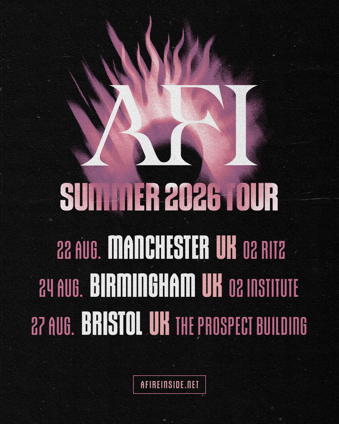 AFI Announce First UK Tour in 9 Years — Outbreak Fest