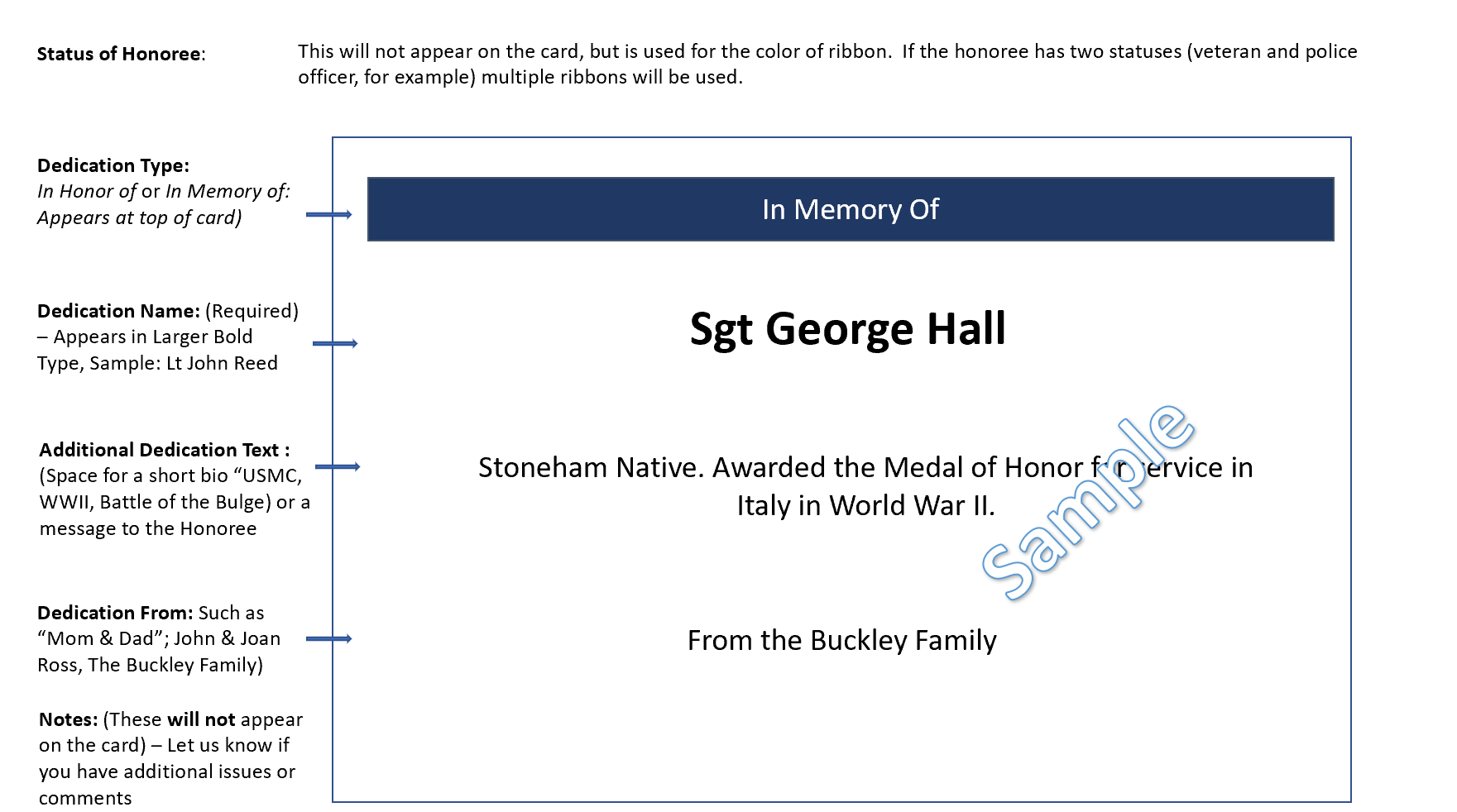 Dedicate a Flag — Stoneham Field of Honor