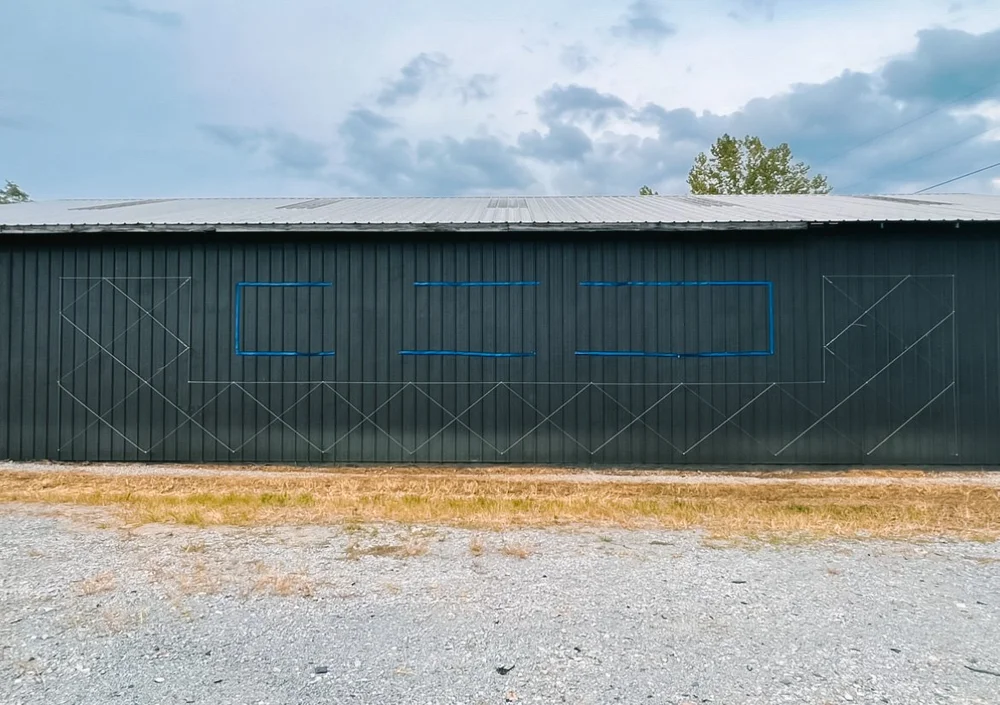 Our DIY Exterior Feature Wall — Anson Arbor Farm | Vacation Cottage ...