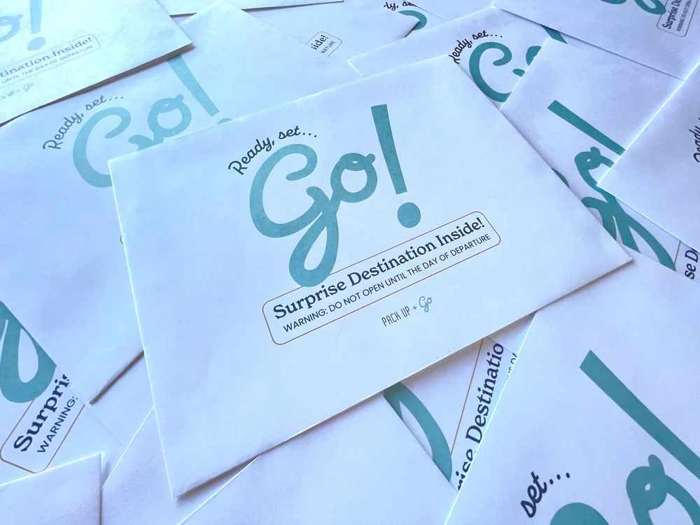 Digital Travel Gift Cards — Pack Up + Go