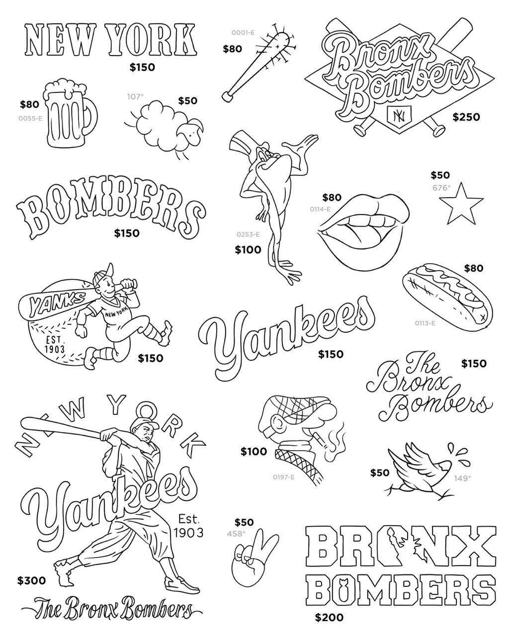 Flash Tattoos Books & Designs NYC — LIVE BY THE SWORD TATTOO