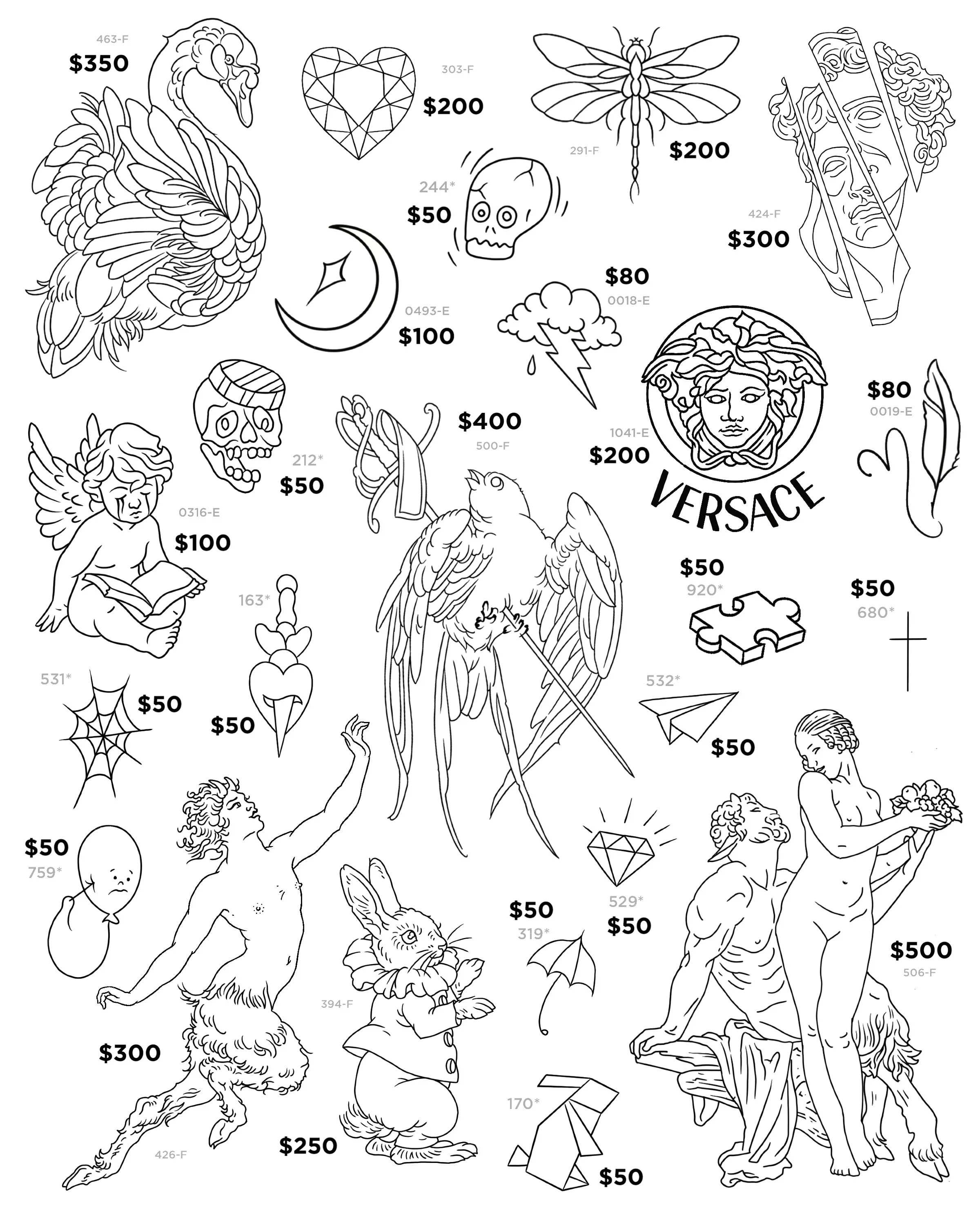 Flash Tattoos Books & Designs — LIVE BY THE SWORD TATTOO