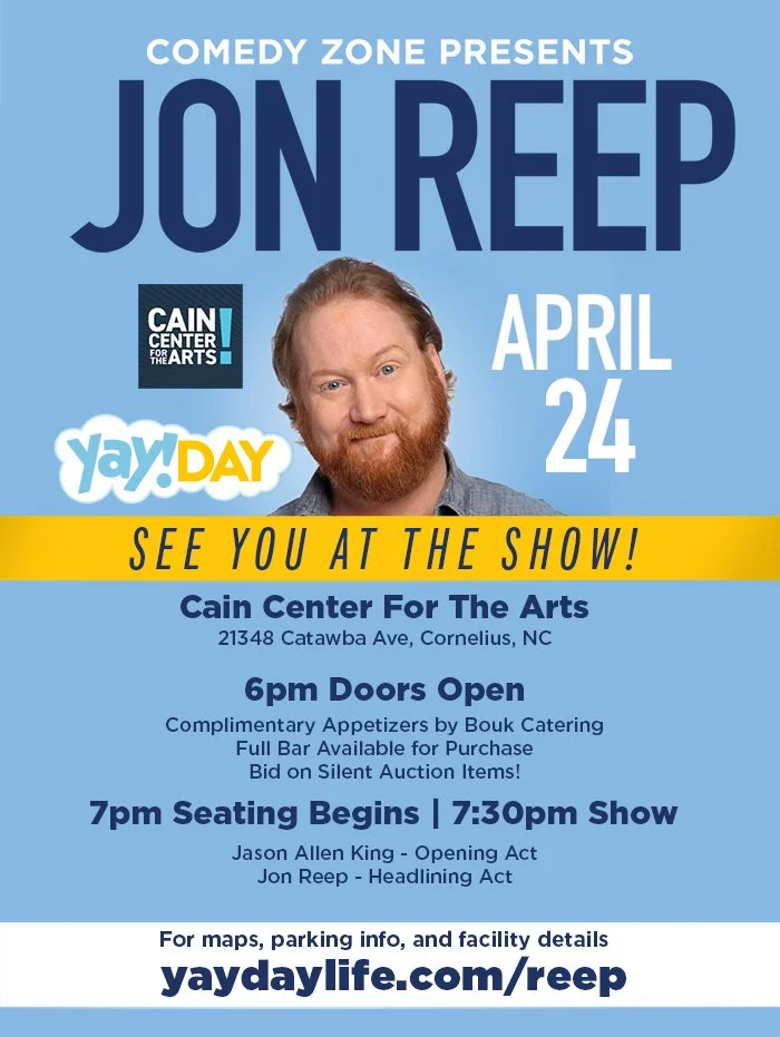 Jon Reep at The Cain Center — Yay!Day Foundation | Radiate Positivity!