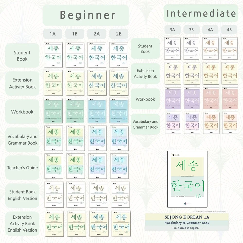 세종 한국어 SEJONG KOREAN 4A - VOCABULARY & GRAMMAR BOOK 어휘 표현과 문법 — BAMKO Books