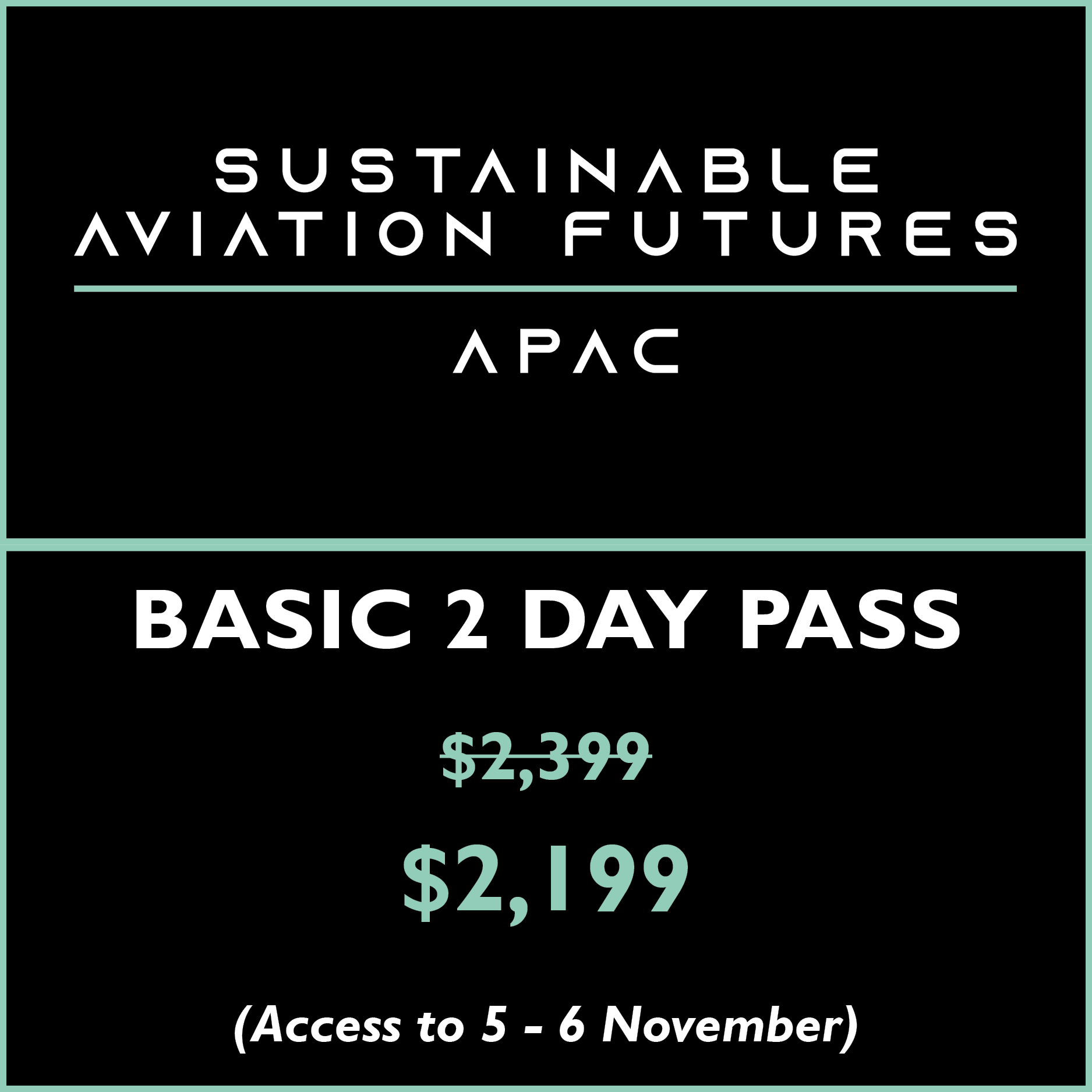 Basic Pass Sustainable Aviation Futures APAC Congress — SAF Congress APAC