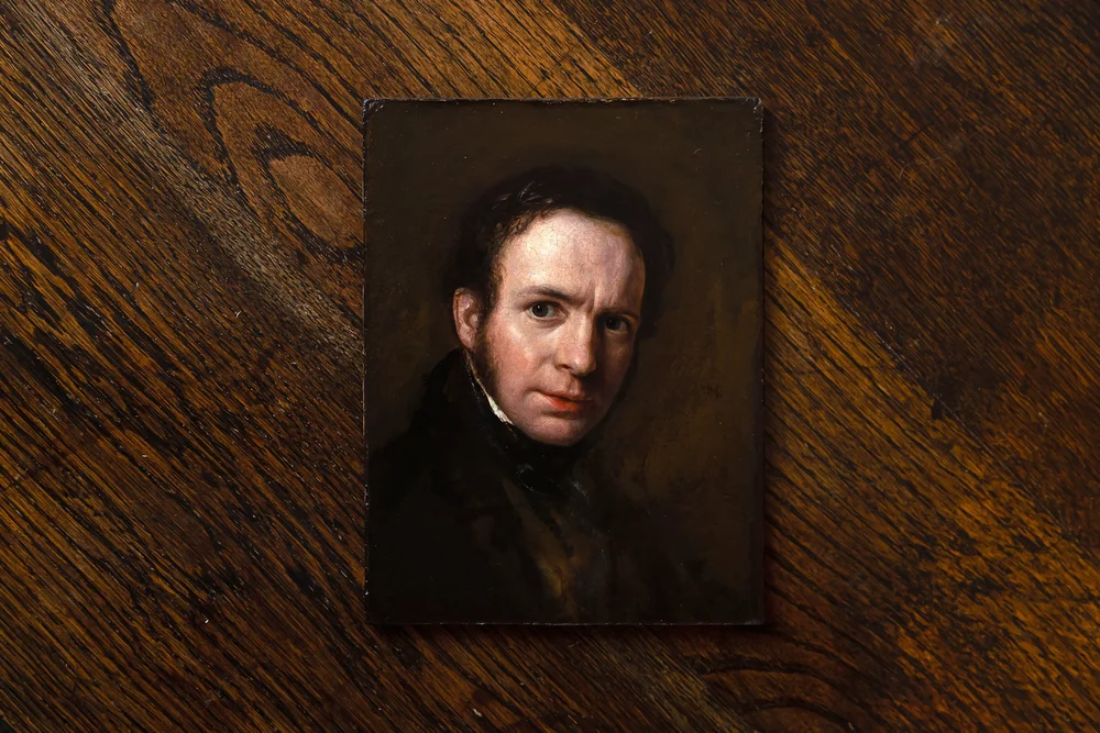 William Dixon (1784/5-1834) - Self Portrait on Millboard — Dominic Fine Art