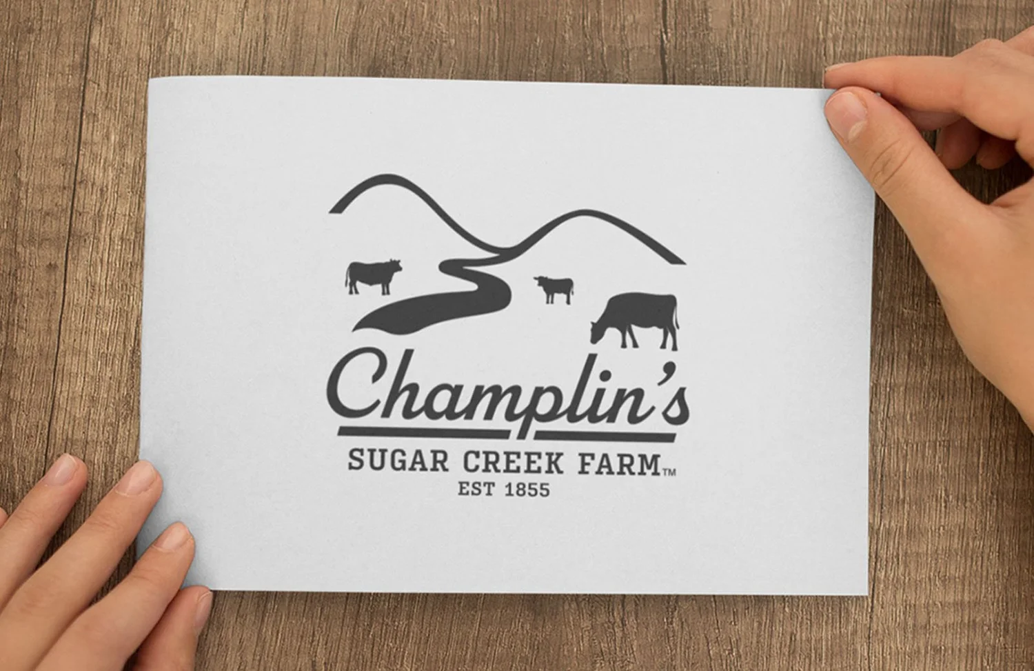 Logo Design for Champlin’s Sugar Creek Farm — Grapevine Local Food ...
