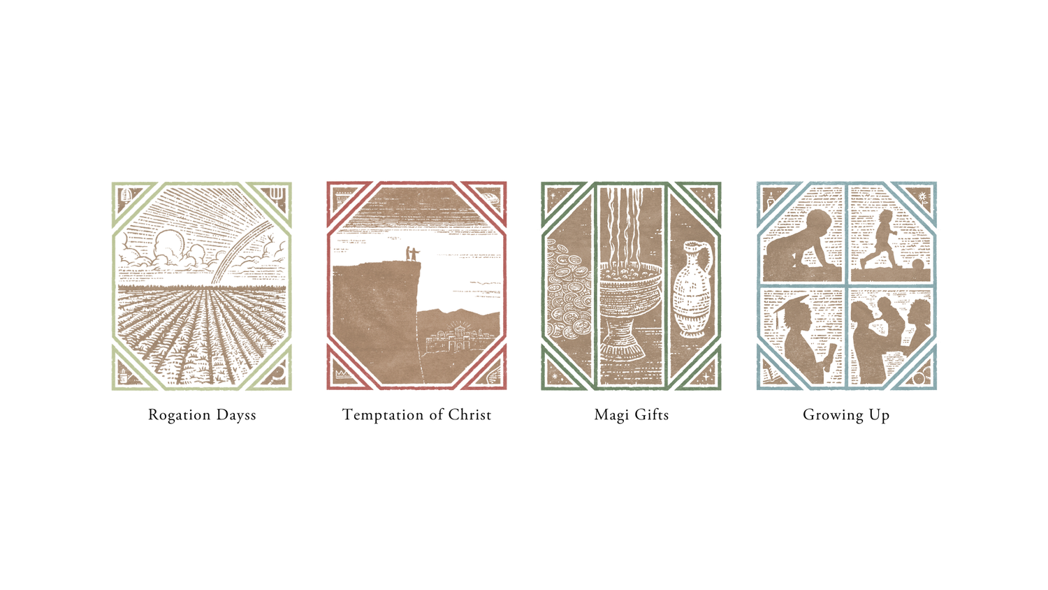 Liturgical Year Perpetual Wall Calendar — Catechesis Books